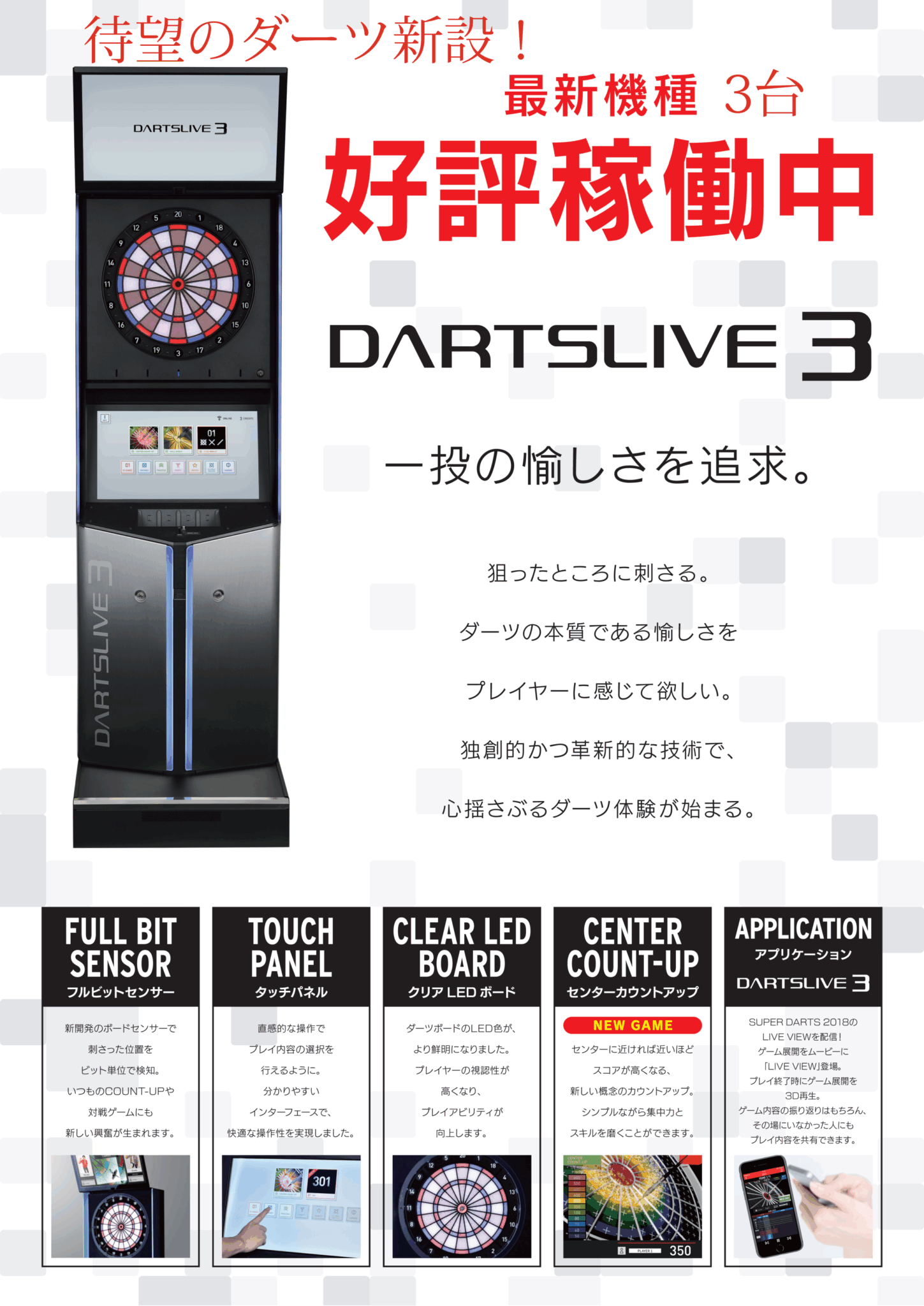 【ダーツが新登場！DARTSLIVE3を3台導入】 – アイ・カフェ